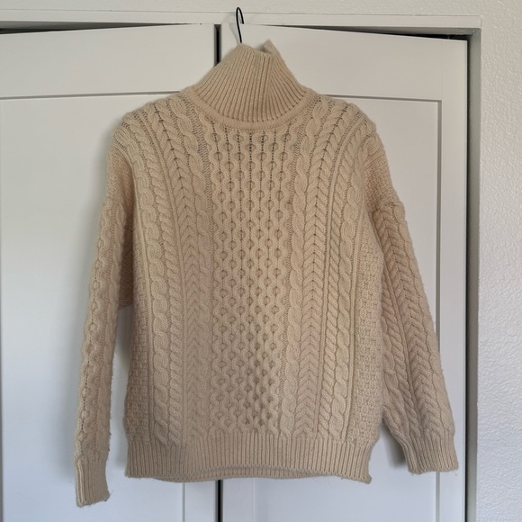 Sweaters | Cable Knit Cream Sweater | Poshmark